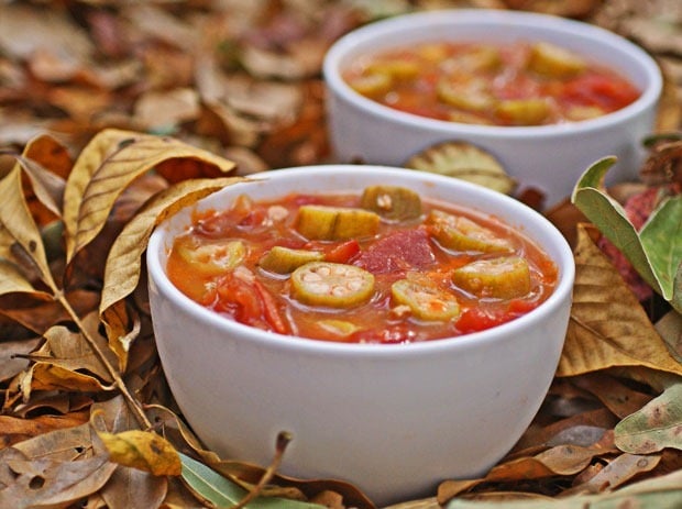 Okra Vegetable Soup This Mama Cooks On A Diet™