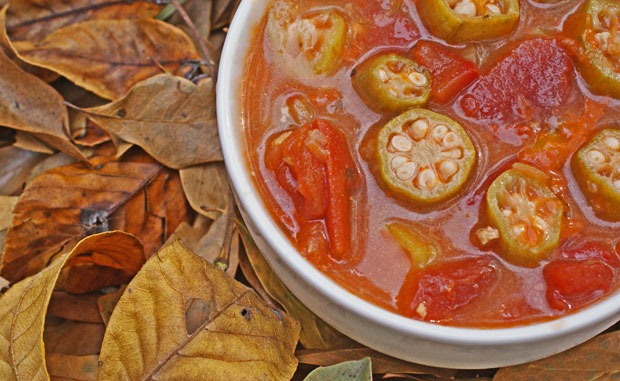 Okra Vegetable Soup This Mama Cooks On A Diet™